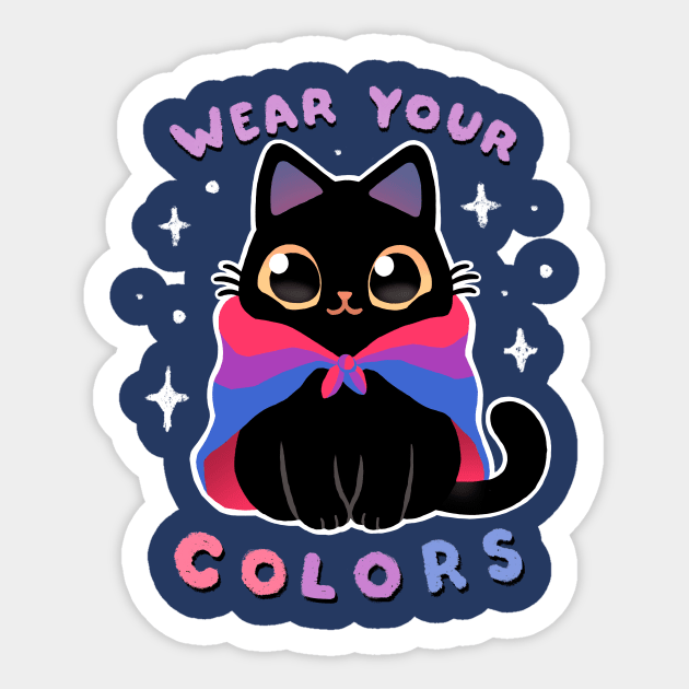 Bisexual Lgbt Pride Cat Kawaii Rainbow Kitty Wear Your Colors